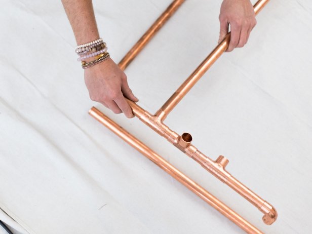 DIY Copper Clothes Rack | Room Makeovers to Suit Your Life | HGTV