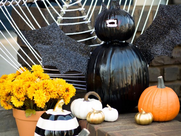 How to Craft a Fun and Festive Vampire Pumpkin | HGTV