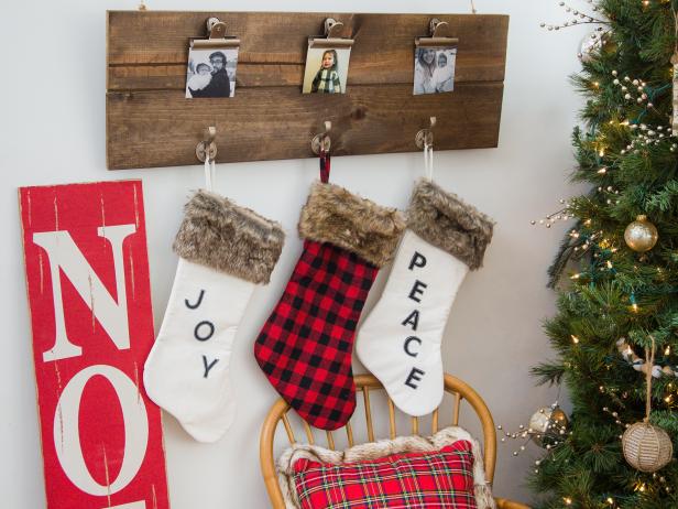 5 Stocking Display Ideas When You Don't Have a Mantel | HGTV