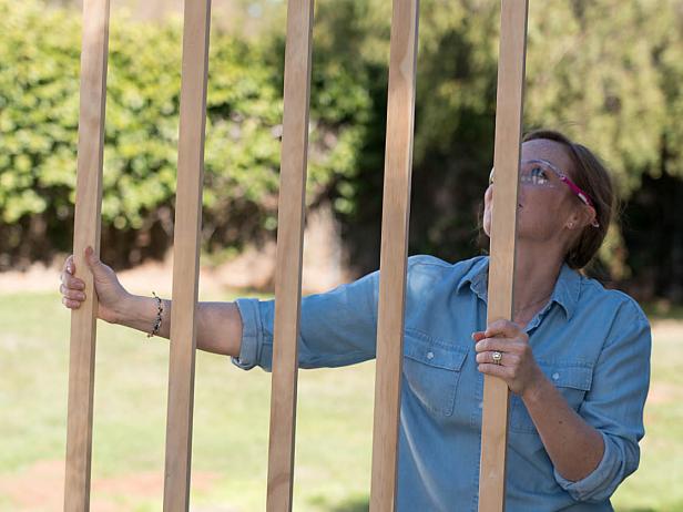 How to Make a Geometric-Patterned Trellis | HGTV