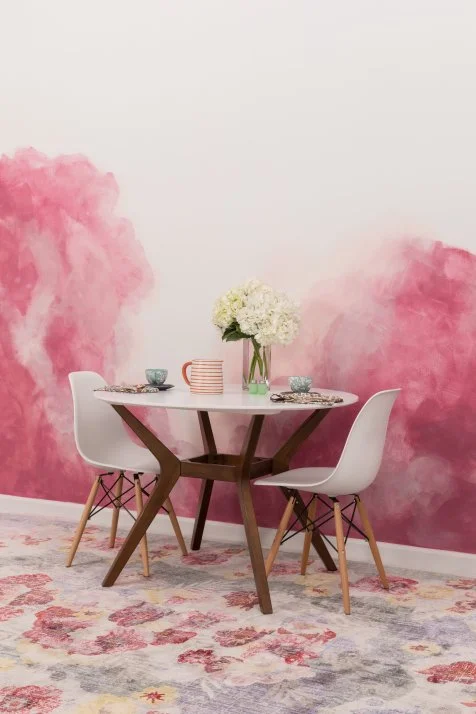 Watercolor wall store