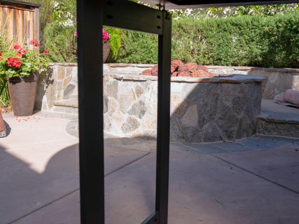 How to Build a Fold-Down Outdoor Bar | HGTV