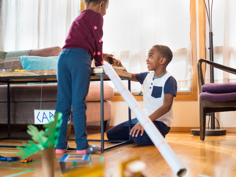 How to Create an Indoor Racetrack for Kids | HGTV