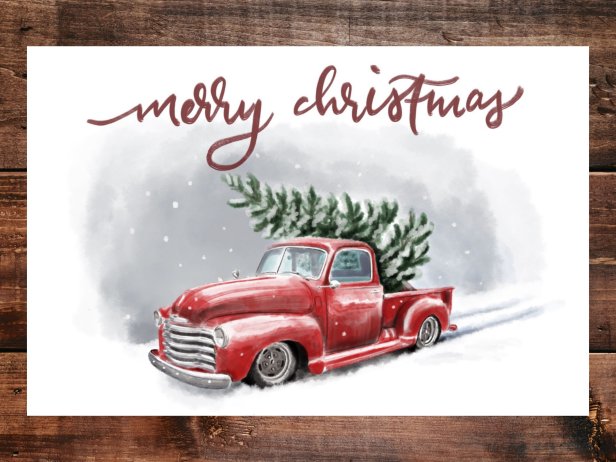 Free, Printable Country Christmas Cards | HGTV