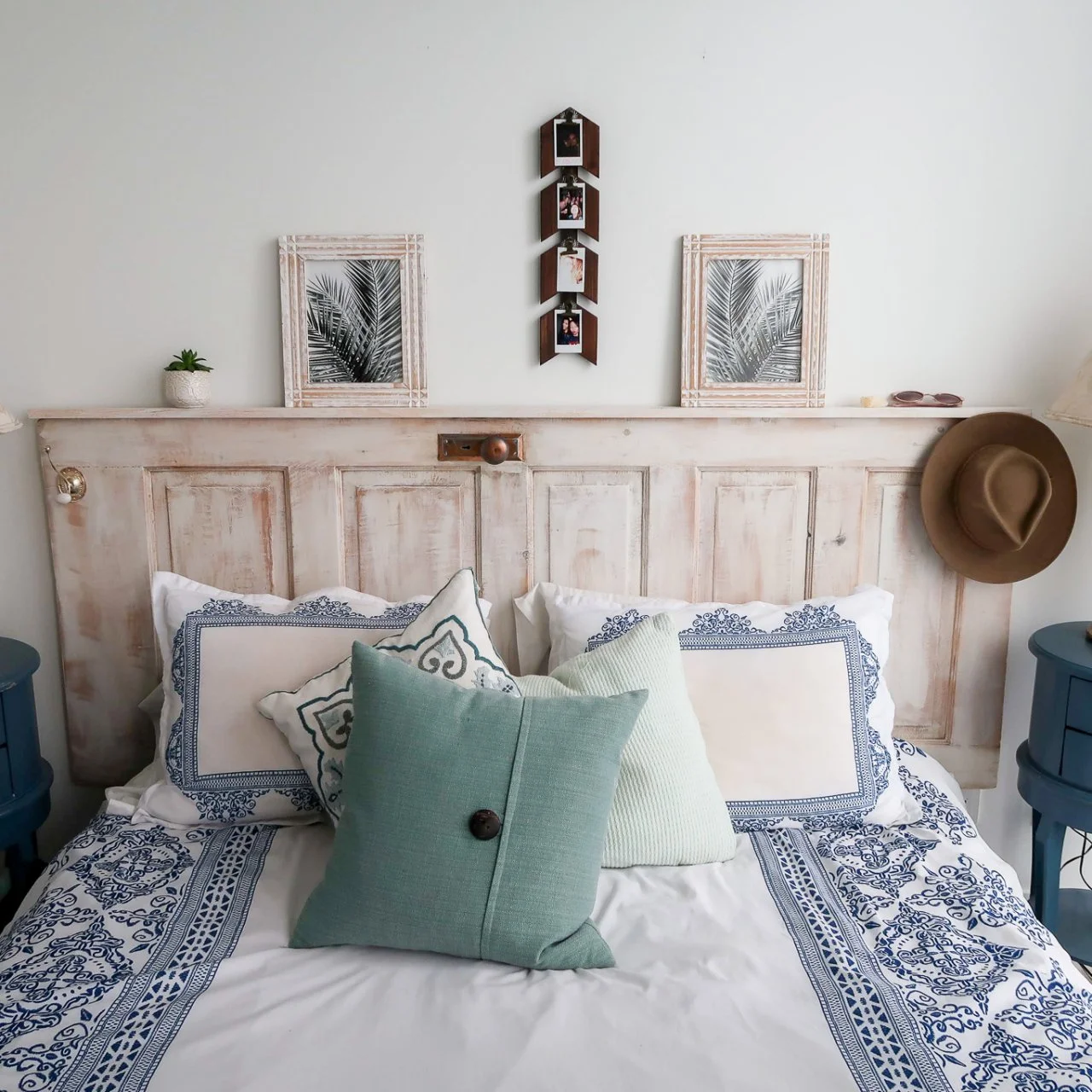 DIY Rustic Door Headboard HGTV