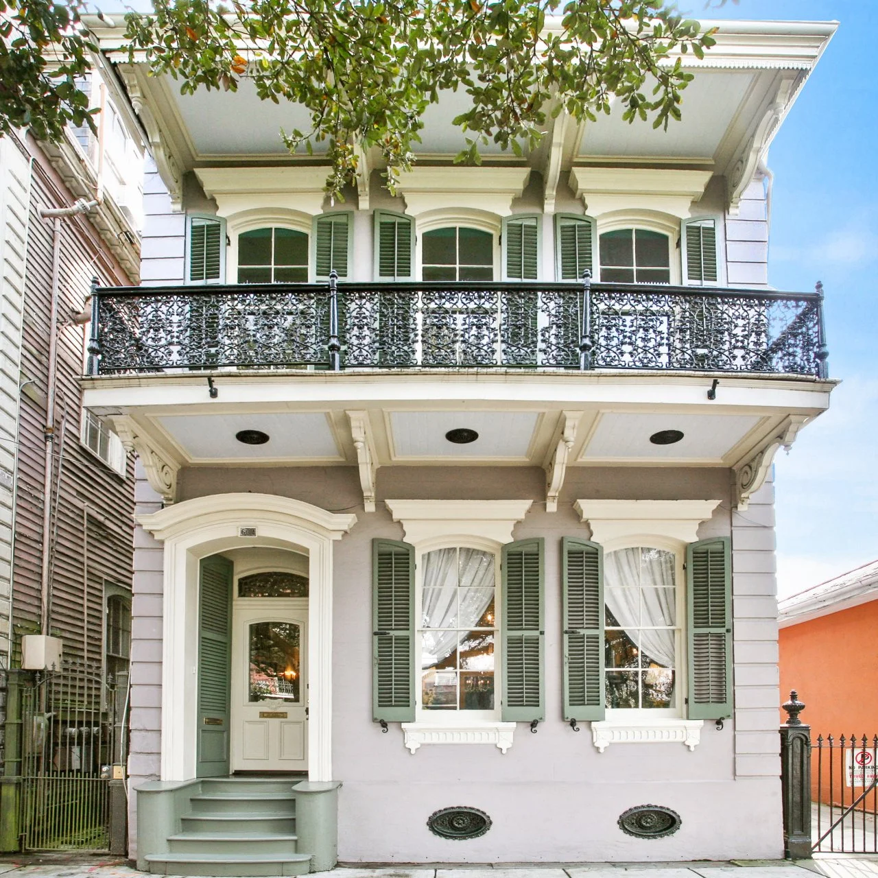 New Orleans Style House Balconies