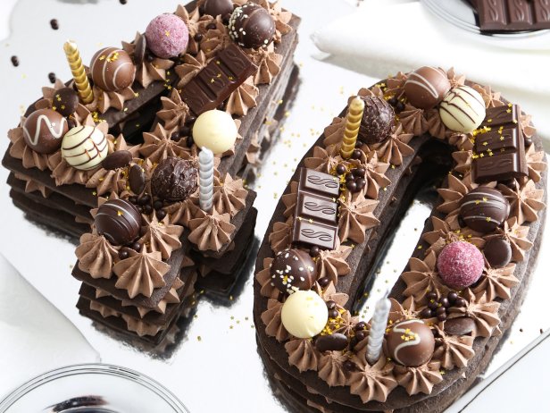 How to Make a Dark Chocolate Number Cake | HGTV