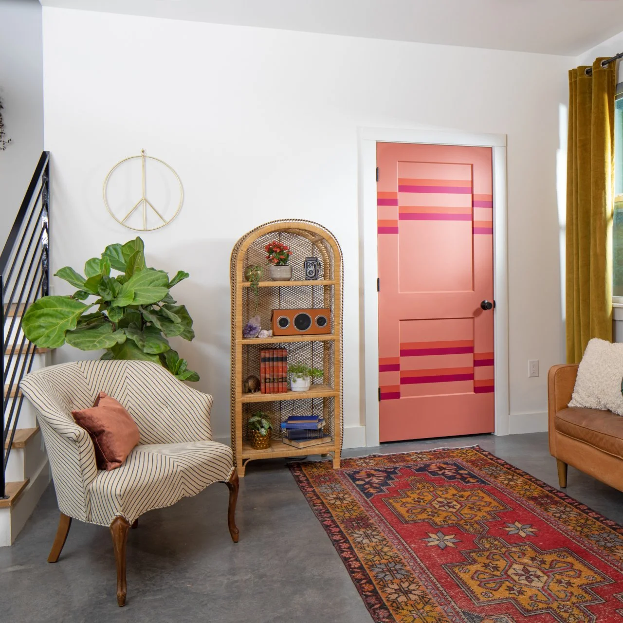 How to Add Accent Paint to an Interior Door HGTV