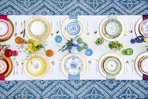 Love Wins: Wow Guests With a Rainbow-Themed Vintage Table Setting | HGTV