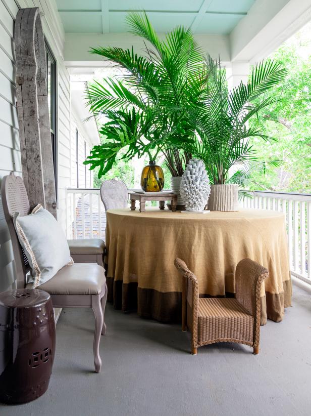 Versatile, Neutral Tablecloths | HGTV