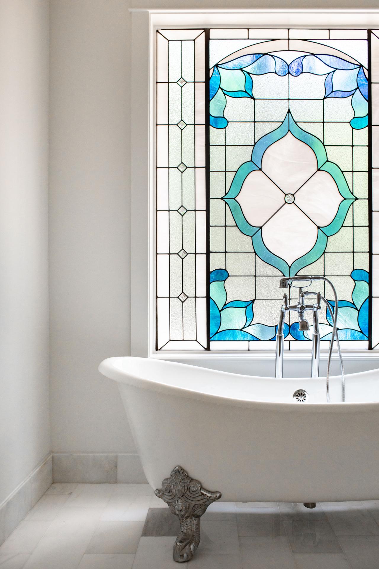 Stained Glass Windows In Bathrooms