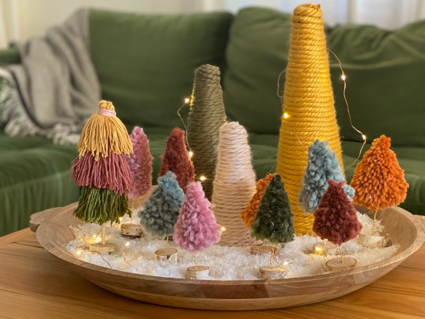 Easy DIY Yarn Christmas Tree Ideas | HGTV