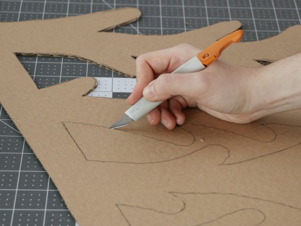 How to Make Recycled Cardboard Christmas Tree | HGTV