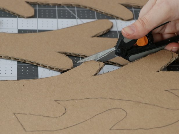 How to Make Recycled Cardboard Christmas Tree | HGTV