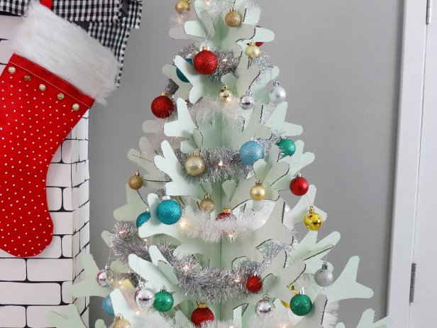 How to Make Recycled Cardboard Christmas Tree | HGTV