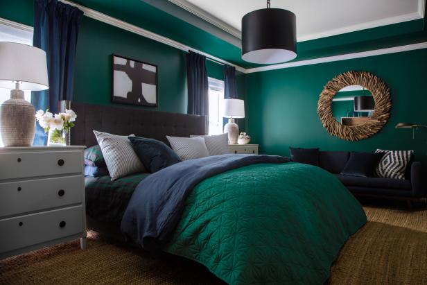 A Bold Green Bedroom and Bathroom Makeover | HGTV Dream Home 2021 | HGTV