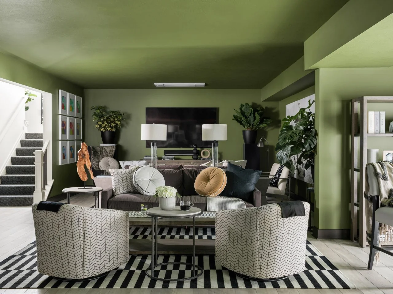 Rustic Paint Colors For Basement