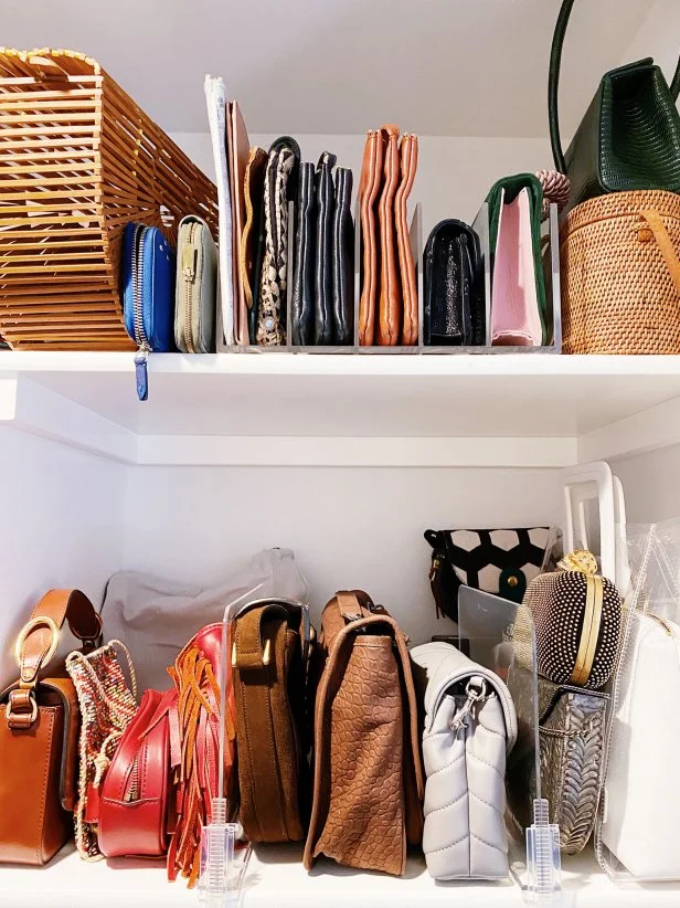 The Best Handbag Closet Organization Ideas | HGTV