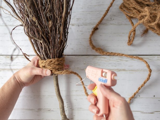 How to Make a Traditional Witch's Broom | HGTV