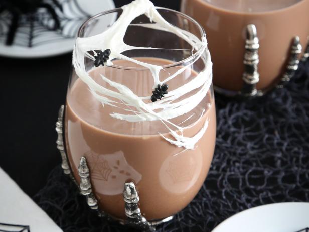 Marshmallow Web Chocolate Cocktail Recipe for Halloween | HGTV
