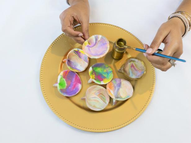 DIY Rainbow Diyas | Diwali Kids' Craft | HGTV