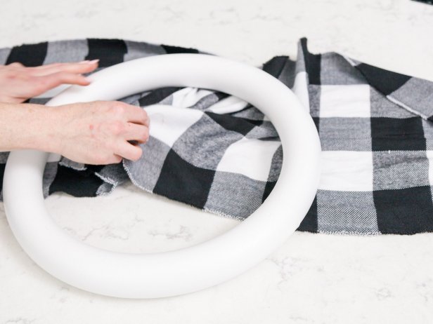 3 Ways to Upcycle Buffalo Plaid Scarves Into DIY Holiday Decor | HGTV