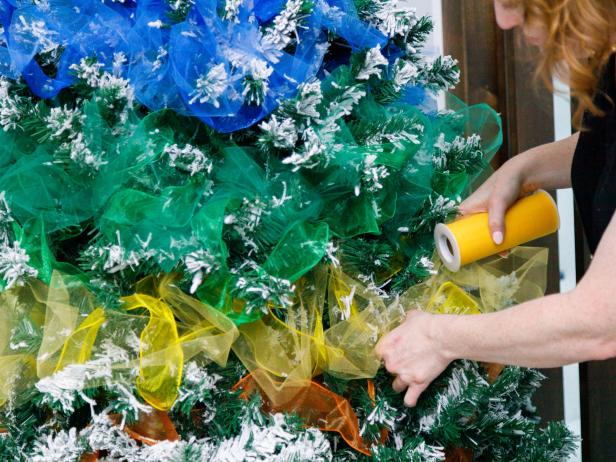 How to Create a Rainbow Christmas Tree | HGTV