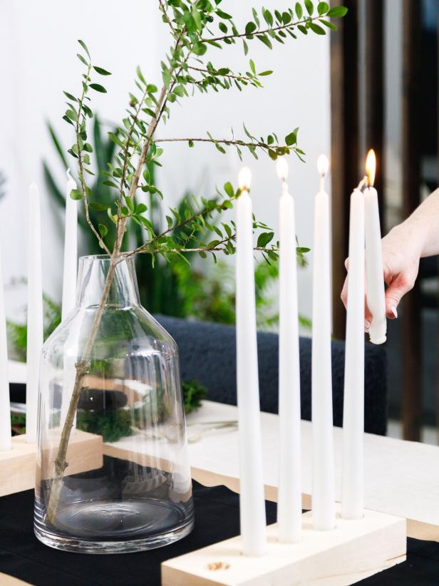 How to Style a Simple Scandinavian Table | HGTV