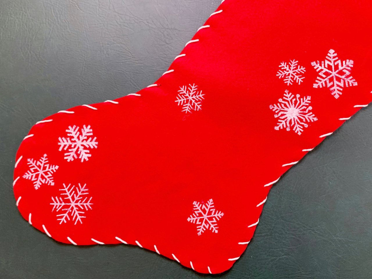 How to Make a Giant Christmas Stocking | HGTV