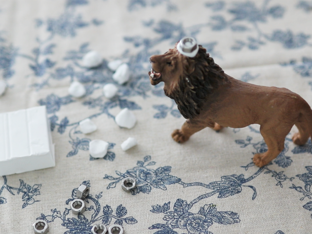 DIY Gilded Animal Menorah for Hanukkah | HGTV