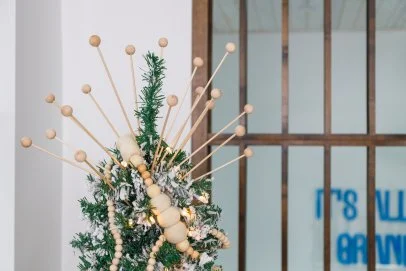 pine cone tree topper