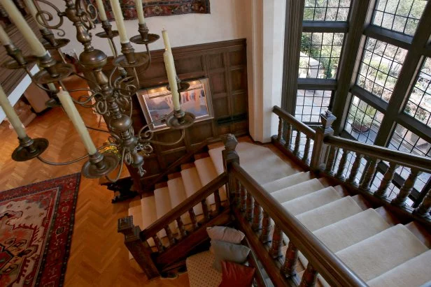Tudor Mansion Interior Staircase