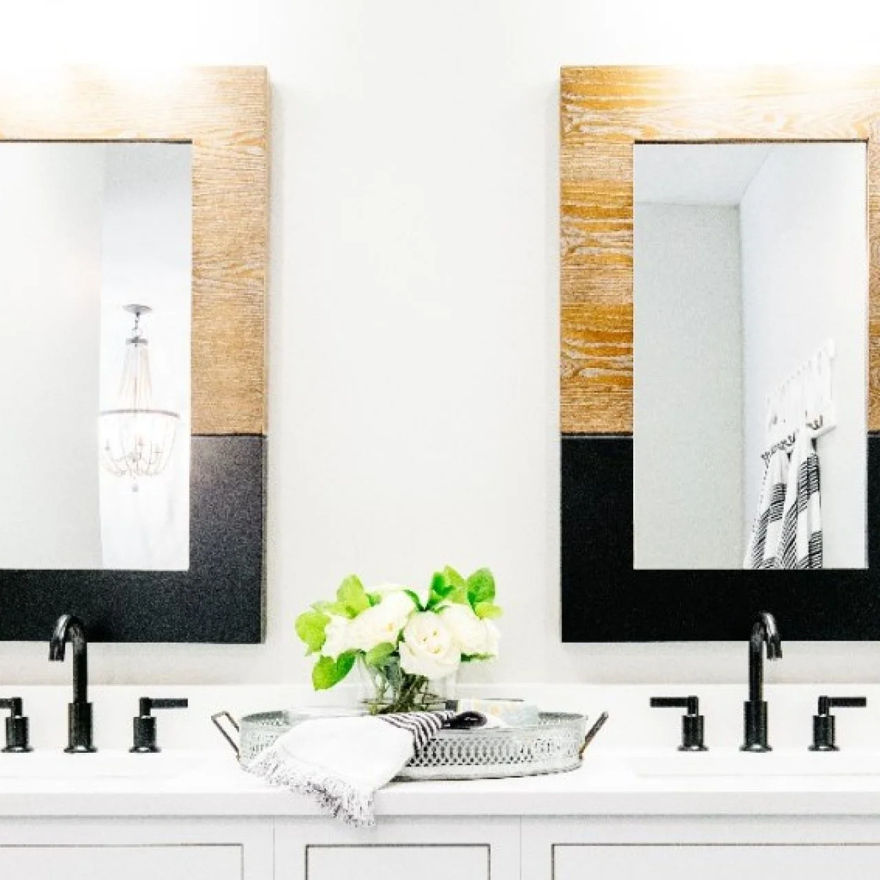 bathroom mirror decorating ideas