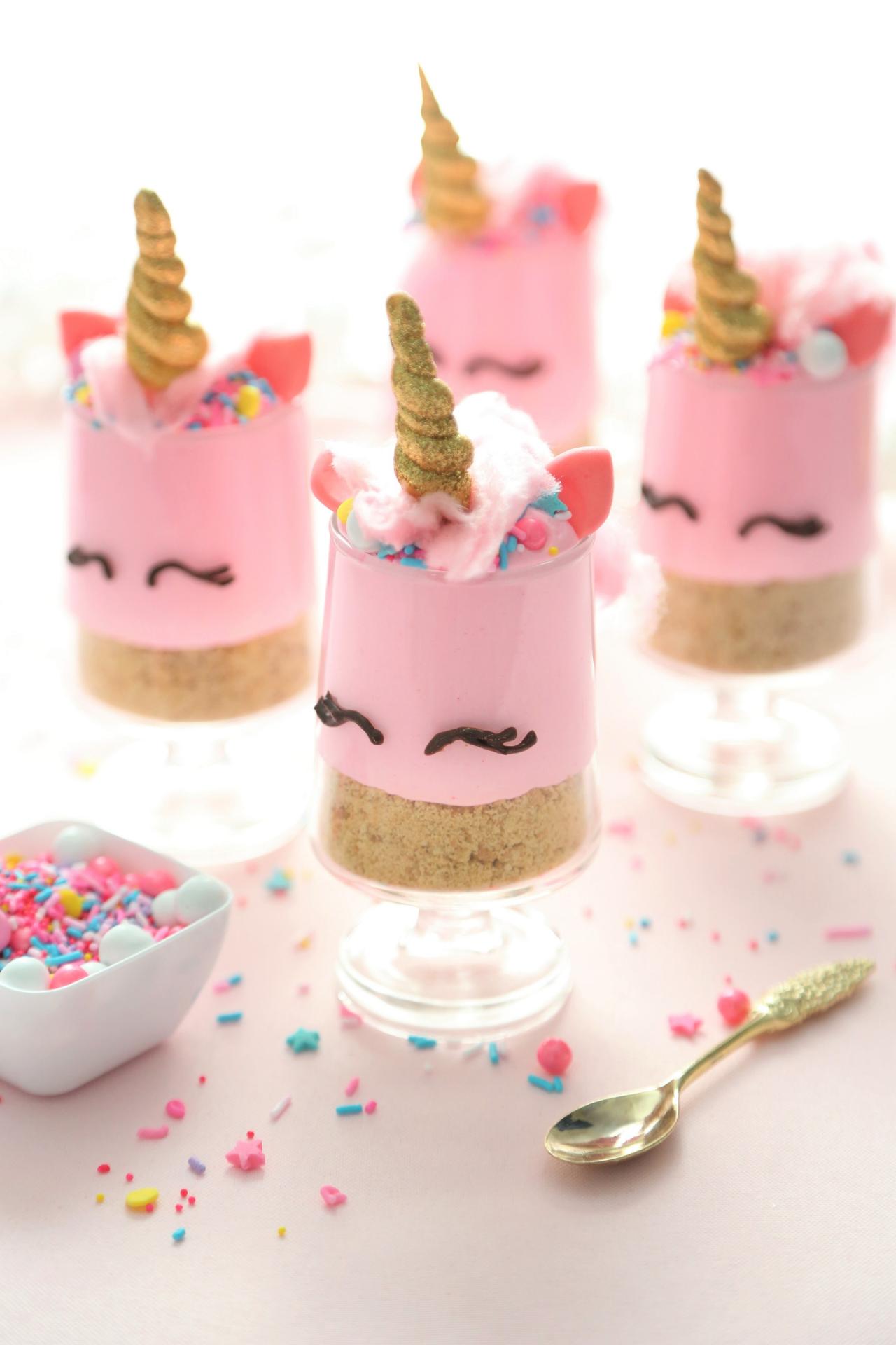 Unicorn Parfait Dessert Recipe | Unicorn Birthday Party Dessert | HGTV