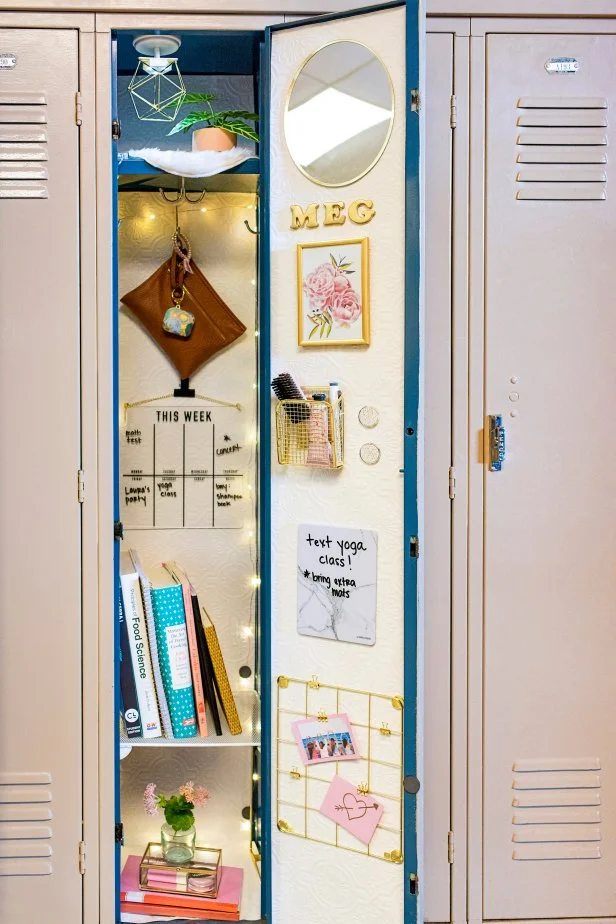 inside high school lockers