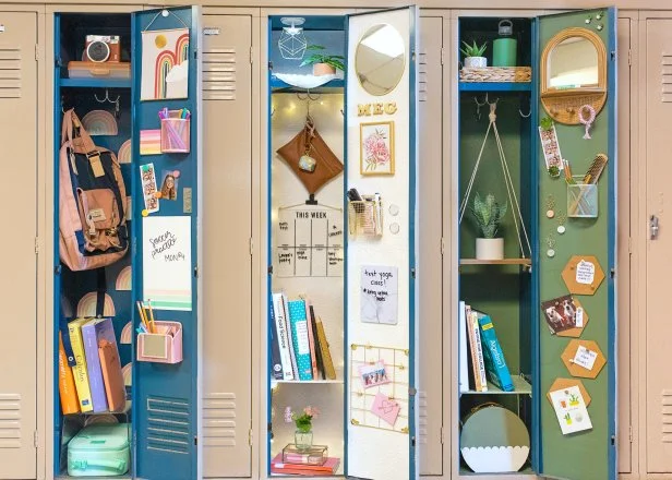 inside school lockers