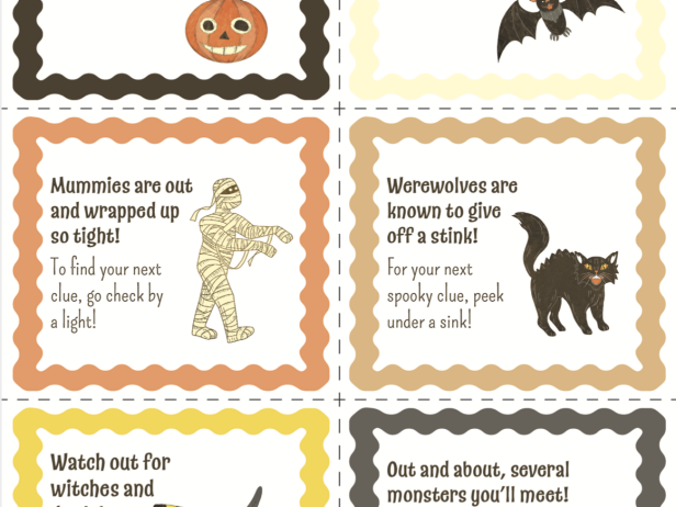 Free, Printable Halloween Scavenger Hunt | HGTV