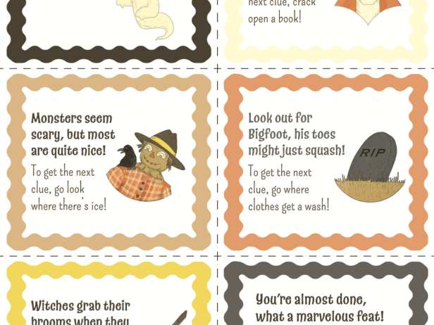 Free, Printable Halloween Scavenger Hunt | HGTV