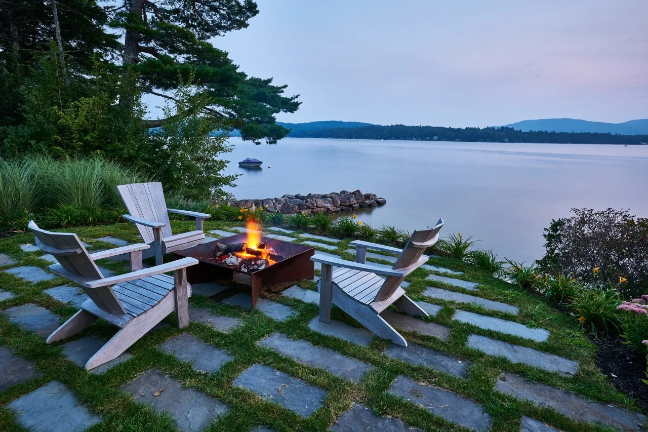 Lakeside Fire Pit Designs