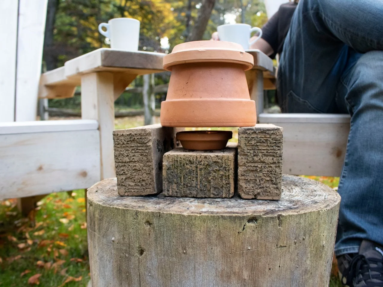 make a candle heater