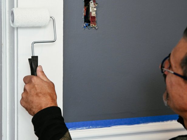How to Paint Walls and Molding | HGTV