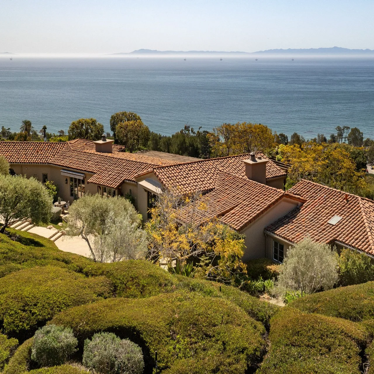 Hillside Mediterranean Mansion