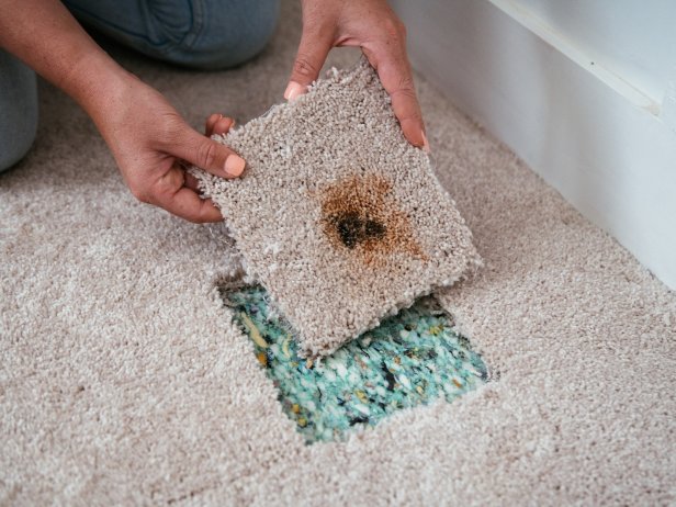 How to Fix and Patch Stained Carpeting | HGTV