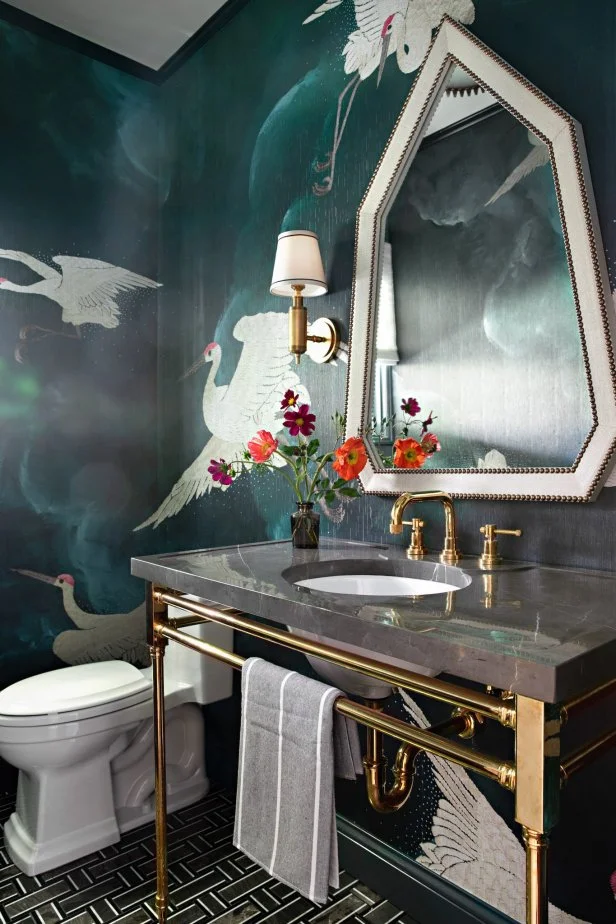 bathroom ideas green