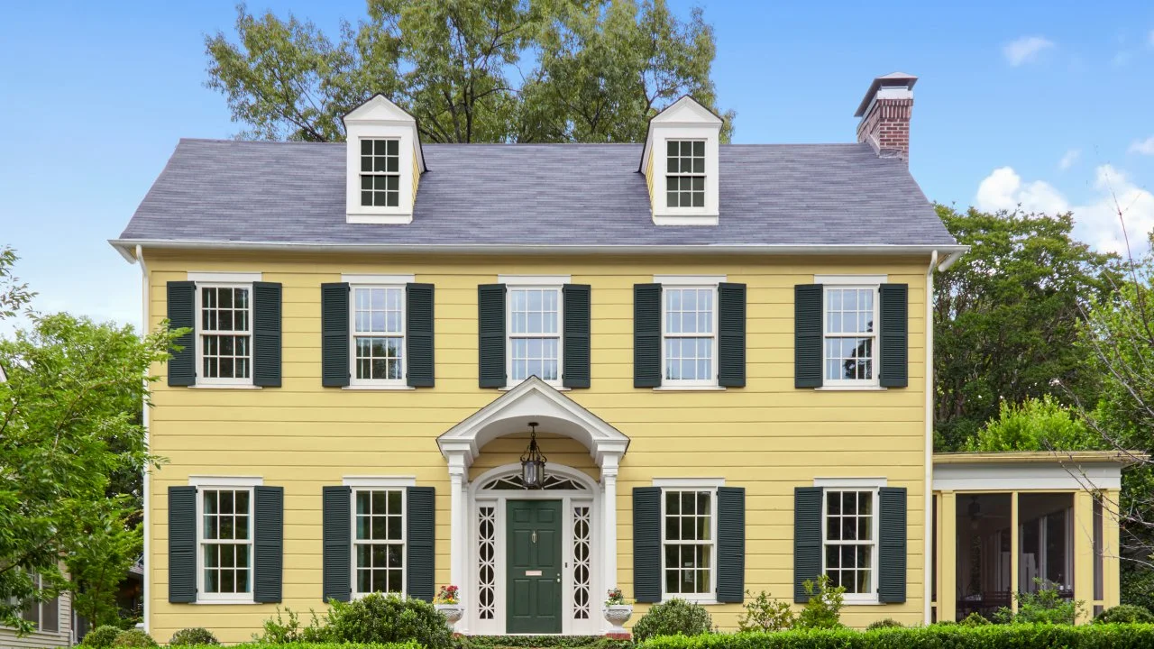 Pale Yellow Homes