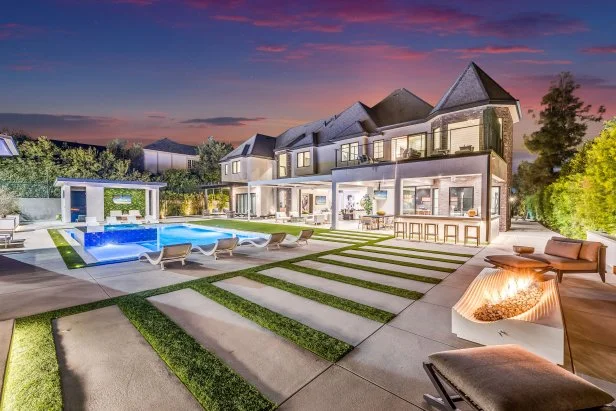 luxury backyard