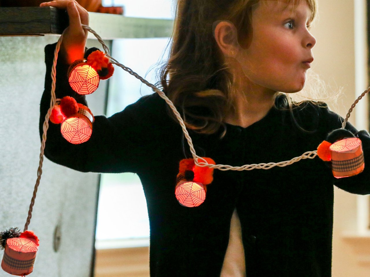 How to Make Halloween String Lights on the Cheap | HGTV