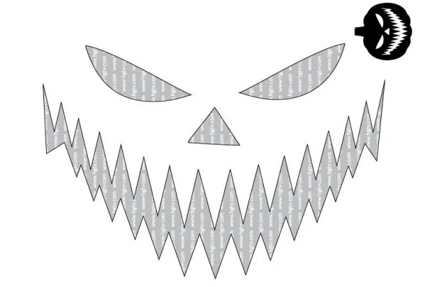skull jack o lantern patterns