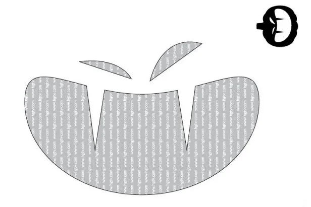 vampire pumpkin face template