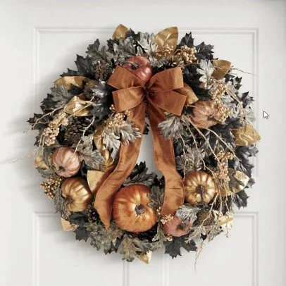 How to Make a Metallic 'Falloween' Wreath | HGTV